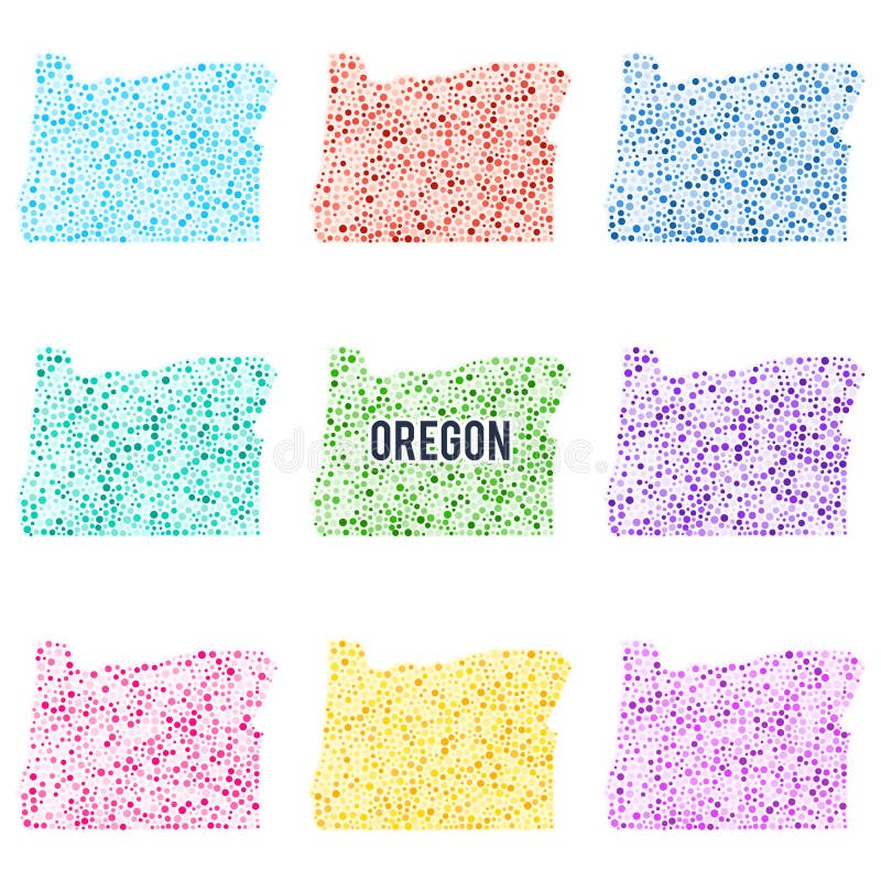 Oregon Map Fun Stock Illustrations – 6 Oregon Map Fun Stock ...