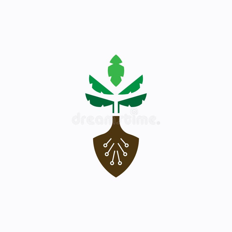 Vector Combination of Scope and Tree Simple Logo Icon Stock Vector ...