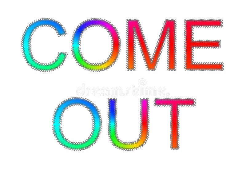 Come Out stock illustration. Illustration of place, area - 73927204