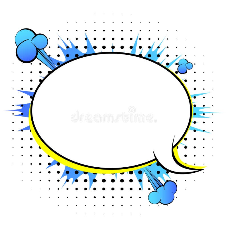 Vector Comic Book Abstract Explosion. Cartoon Blank Background. Stock ...