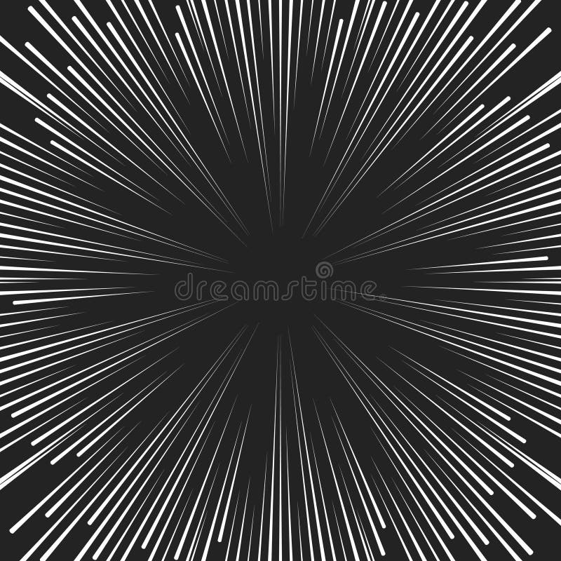 Vector Comic Book Speed Lines Background Stock Vector - Illustration of ...