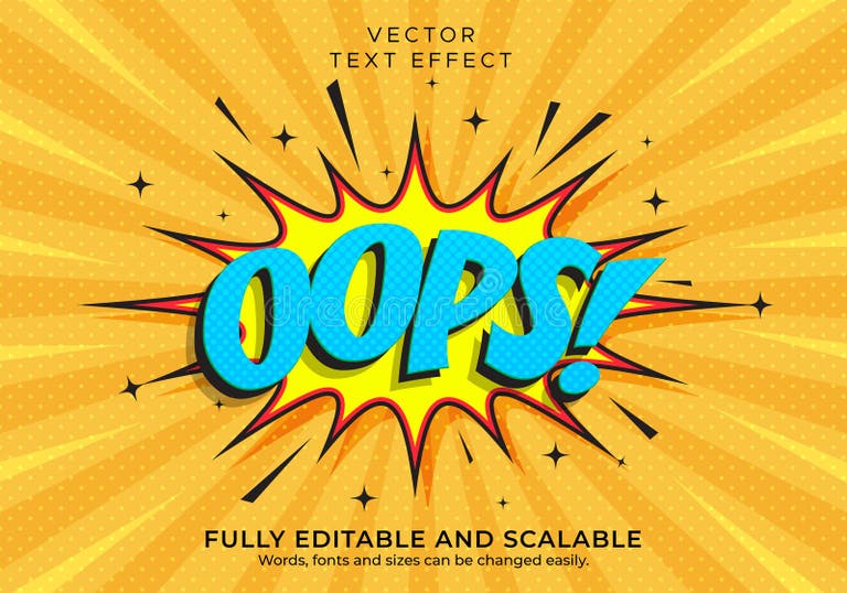 Comic Book Font Editable Stock Illustrations – 876 Comic Book Font Editable Stock Illustrations ...