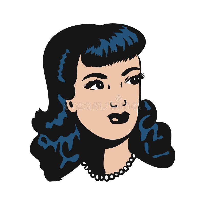 Vector Comic Book View of Characters Facial Expression Stock Vector ...