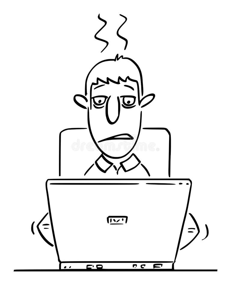 Typing Notebook Comic Stock Illustrations – 55 Typing Notebook Comic ...