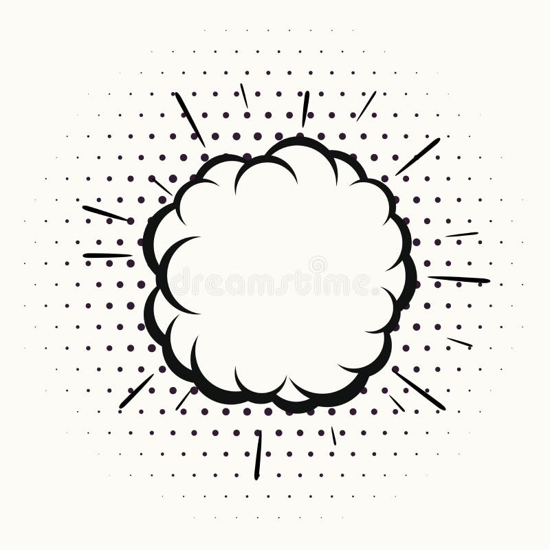 Vector Comic Explosion. Cartoon Bubble Blast Stock Vector ...
