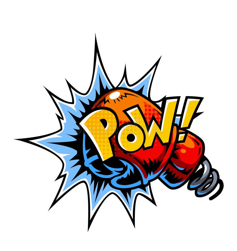 Comic Book Boxing Glove Stock Illustrations – 26 Comic Book Boxing ...