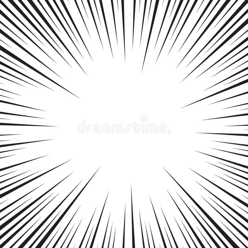 Vector Comics Speed Concept. Warp Effect. Motion Vector Template Stock ...