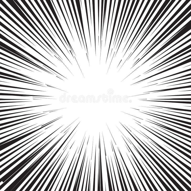 Vector Comics Speed Concept. Warp Effect. Motion Vector Template Stock ...