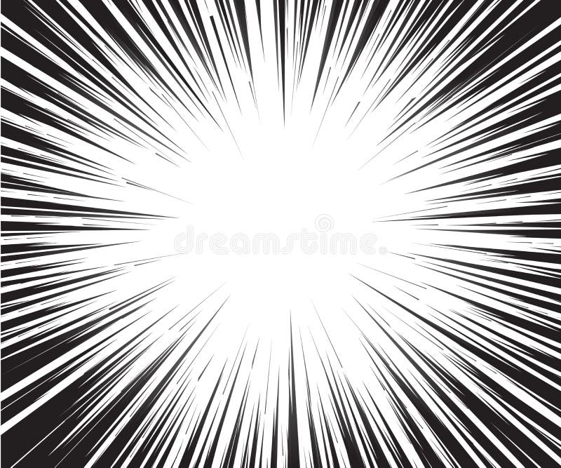 Vector Comics Speed Concept. Warp Effect. Motion Vector Template Stock ...