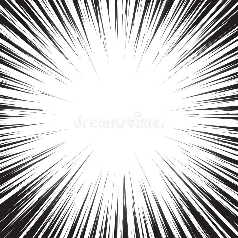 Vector Comics Speed Concept. Warp Effect. Motion Vector Template Stock ...