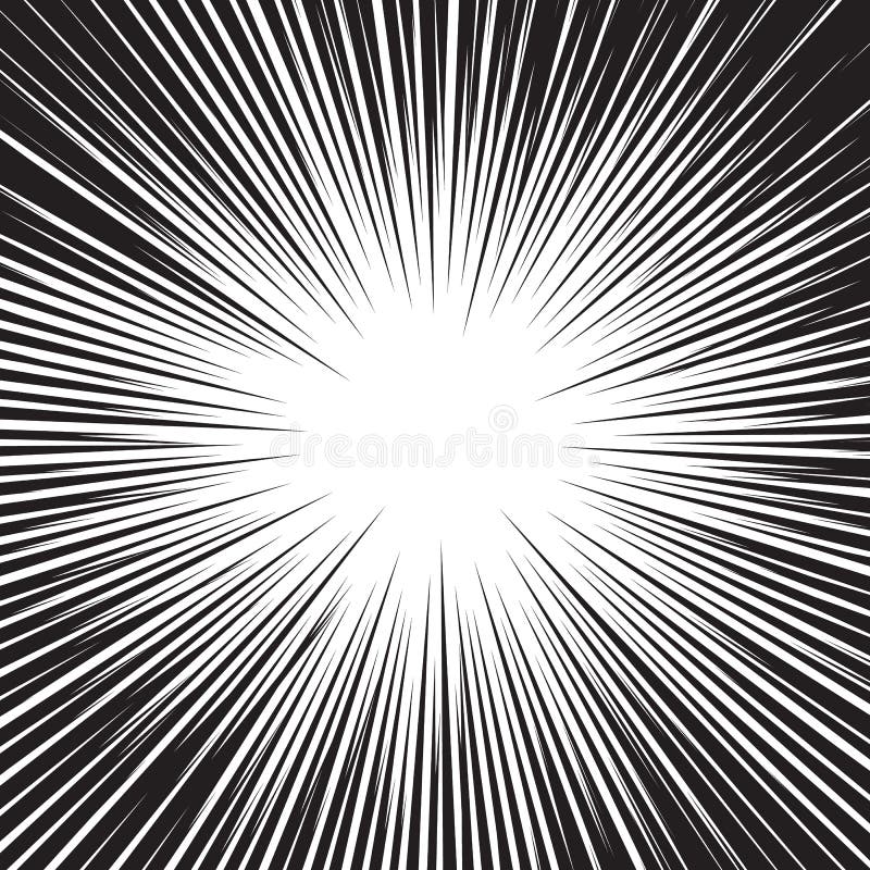 Vector Comics Speed Concept. Warp Effect. Motion Vector Template Stock ...
