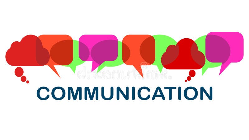 Communication Concept.colorful Interactive Communication. Internet ...