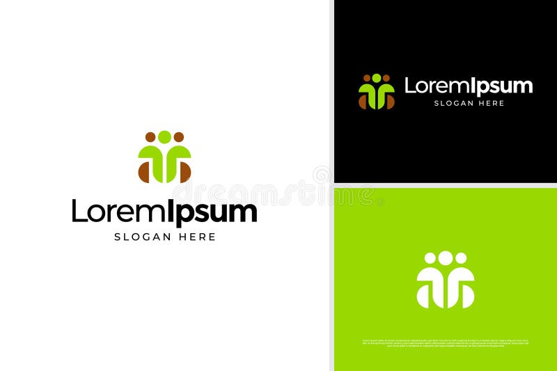 Vector Community People Unity Logo Design. Healthcare Logo Illustration ...