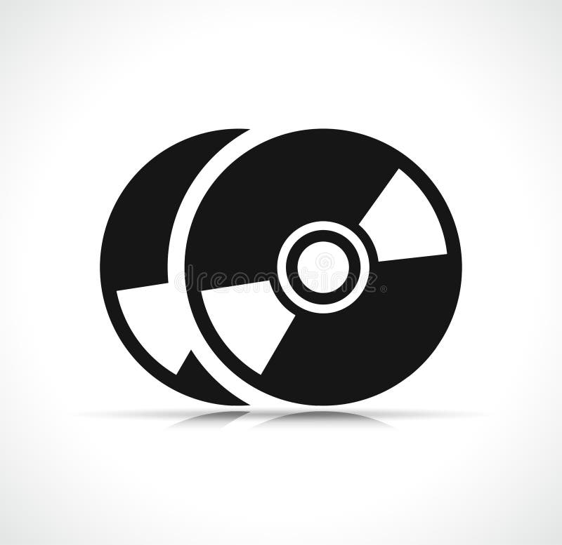 Vector Compact Disc Icon Symbol Stock Vector - Illustration of compact ...