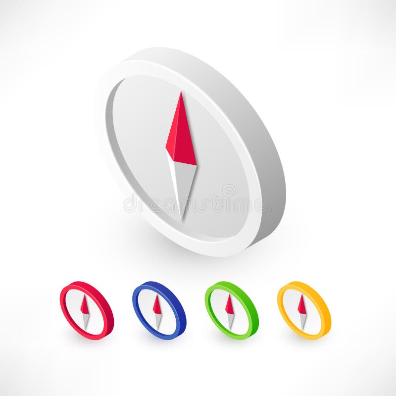 Isometric North Arrow Stock Illustrations – 893 Isometric North Arrow ...