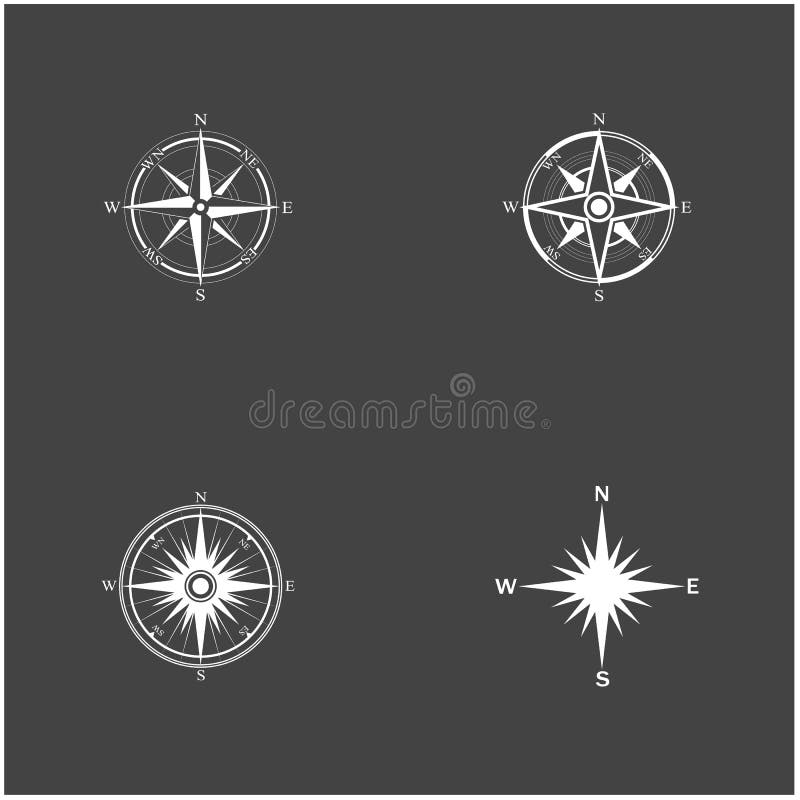 Vector - Compass Signs and Symbols Stock Vector - Illustration of ...