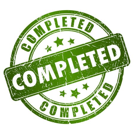 Task Completed Icon Stock Illustrations – 6,901 Task Completed Icon ...