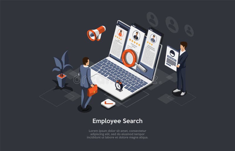 Employee Selection Vector Cartoon Stock Illustrations – 792 Employee ...
