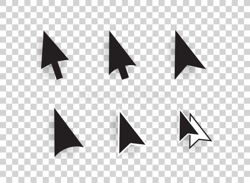 Vector Computer Arrow Cursors Icons Stock Vector - Illustration of save ...