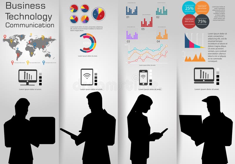 Computer Cellphone Tablet Laptop Technology Business Communication ...