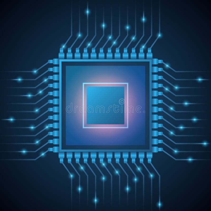 Vector Computer CPU Processor System Chip. Abstract Data Flow in Core ...