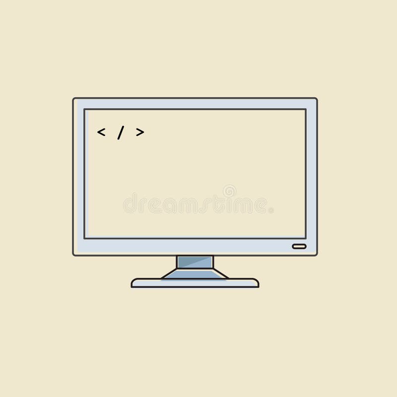 Vector of Computer Digital Device Stock Vector - Illustration of symbol ...