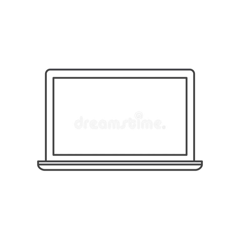 Vector of Computer Digital Device Stock Vector - Illustration of ...