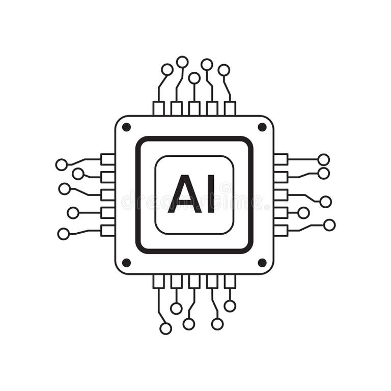 Cpu Outline Chip Stock Illustrations – 11,065 Cpu Outline Chip Stock ...