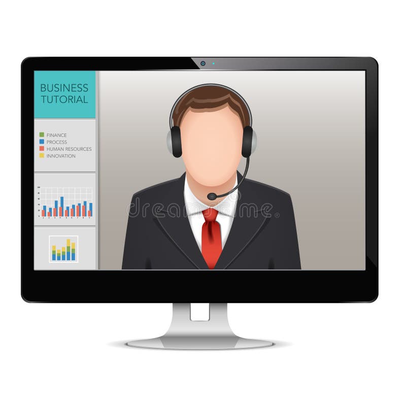 Webinar Monitor Stock Illustrations – 6,698 Webinar Monitor Stock ...