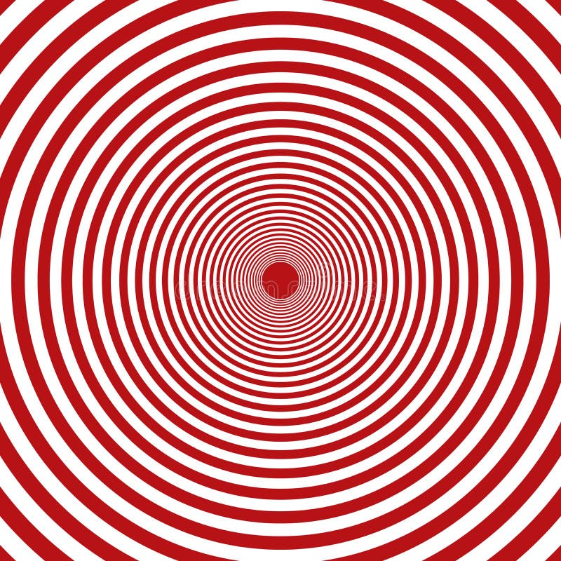 Vector Concentric Red and White Rounds Circles Elements Background ...