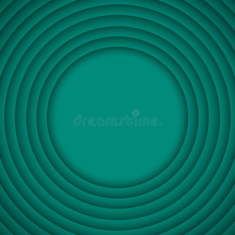 Vector Concentric Turquoise 10 Circle. Background. Stock Vector ...