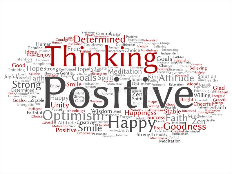 Positive Word Collage Stock Illustrations – 2,239 Positive Word Collage ...