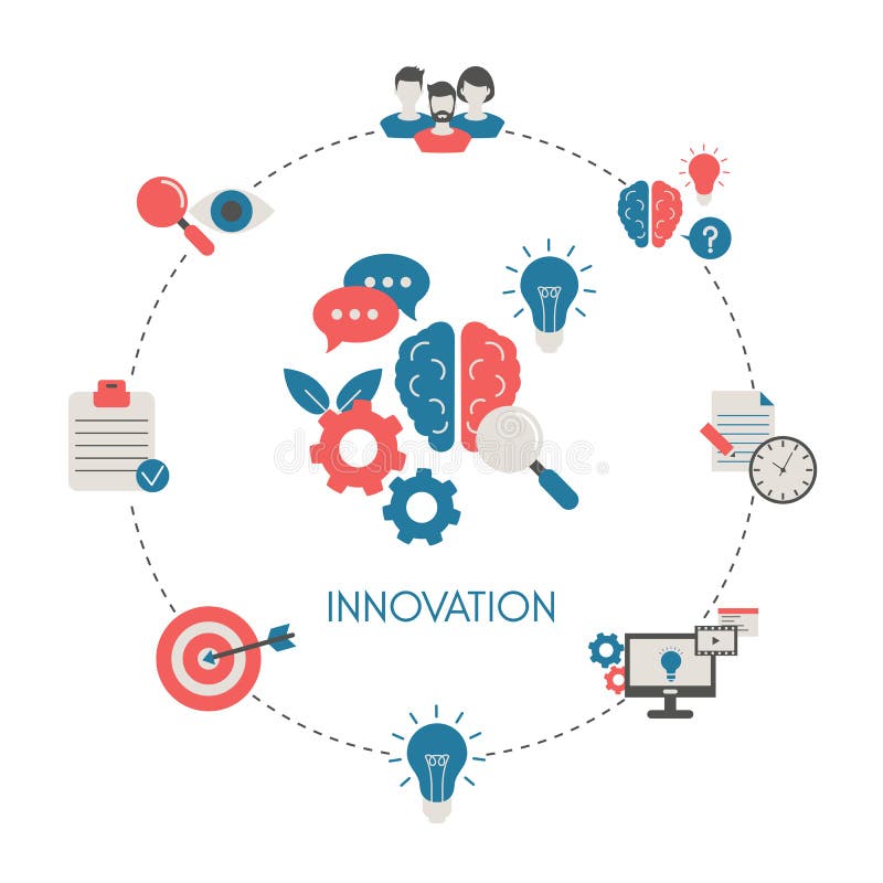 Vector Concept of Innovation Stock Vector - Illustration of background ...