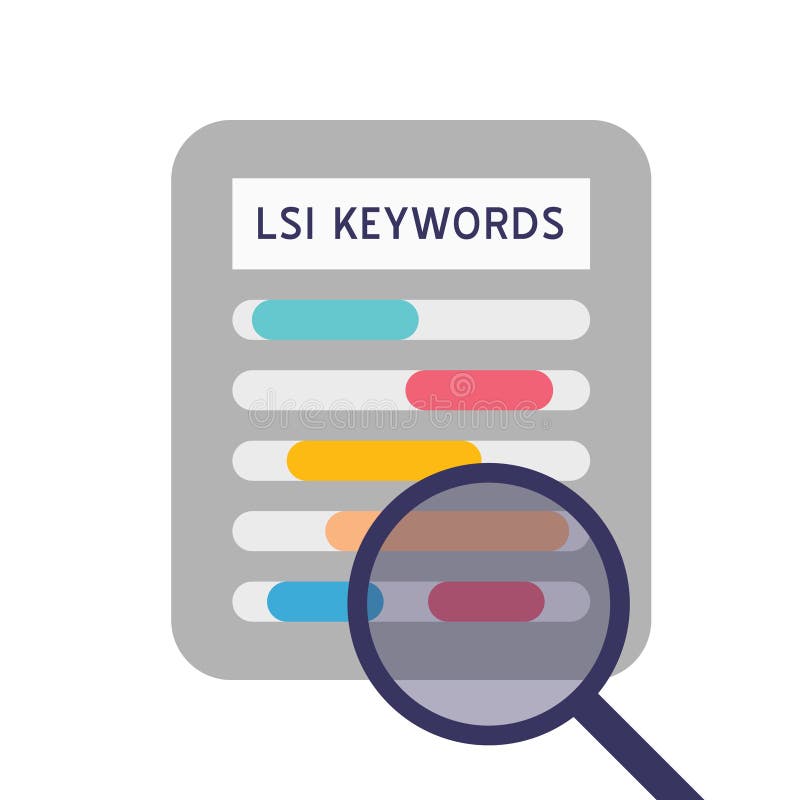 Vector Concept LSI Keywords Stock Illustration - Illustration of ...