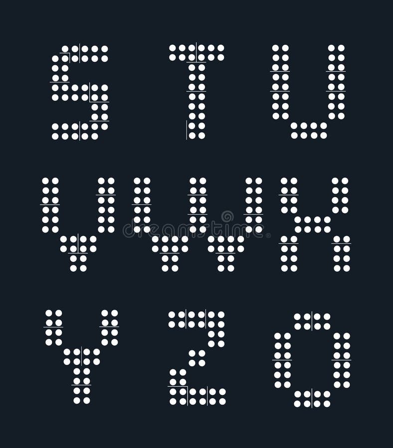 Red point font. Cyrillic stock vector. Illustration of attention ...