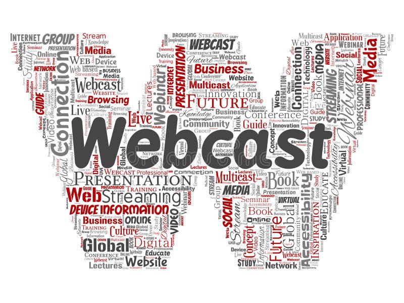 Vector Webcast or Webinar Letter Font Stock Vector - Illustration of ...