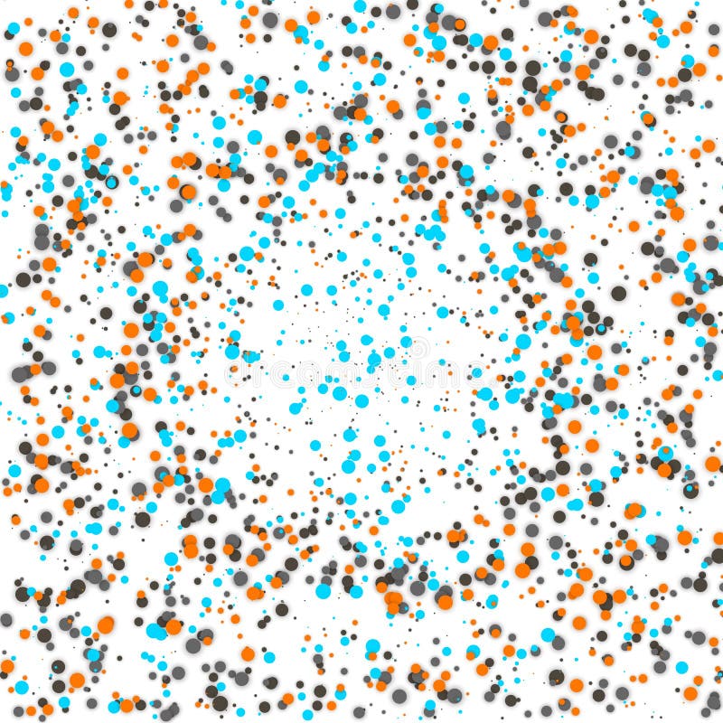 Confetti Effect. Glittering Confetti Particle Stock Vector ...