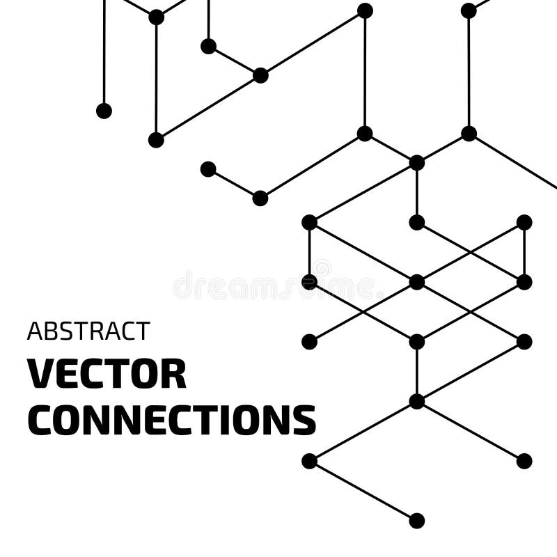 Vector connect abstraction stock vector. Illustration of decoration ...