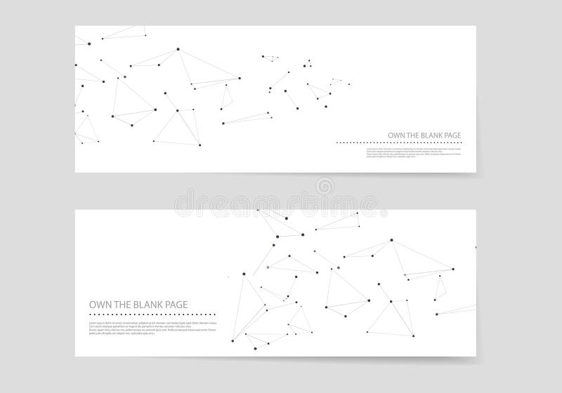 Vector Connect Lines and Dots Stock Vector - Illustration of green ...