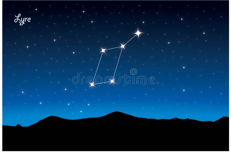 Orpheus Lyre Constellation