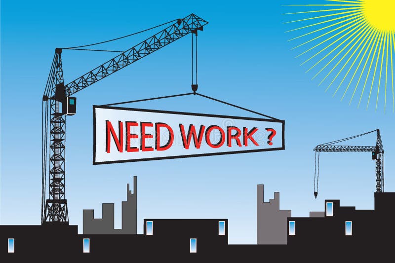 Vector Construction Concept with Wheel Stock Vector - Illustration of ...