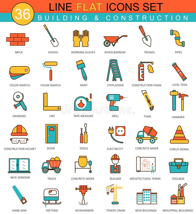Building Construction Line Icon Stock Illustrations – 123,747 Building Construction Line Icon ...