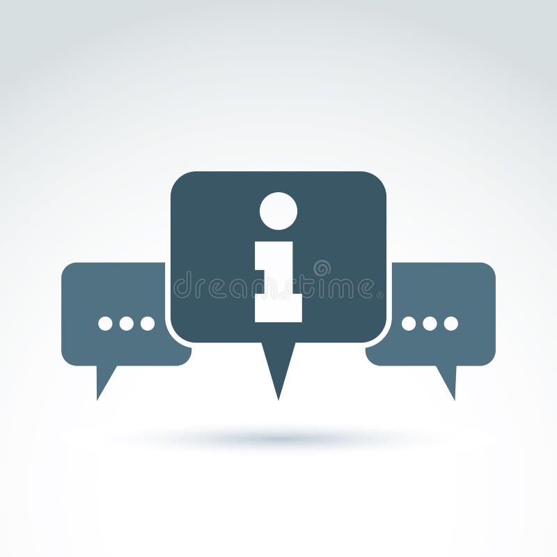 Vector Consultation Symbol, Call Center Icon, Information Sign. Stock ...