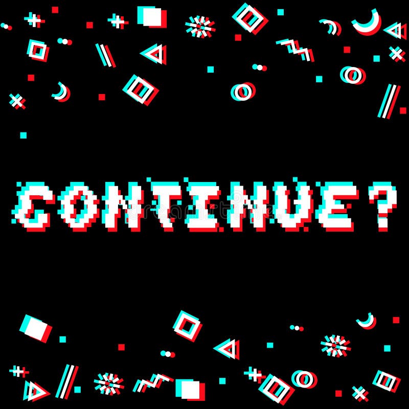 Continue Concept 3d Illustration Isolated Stock Illustration ...