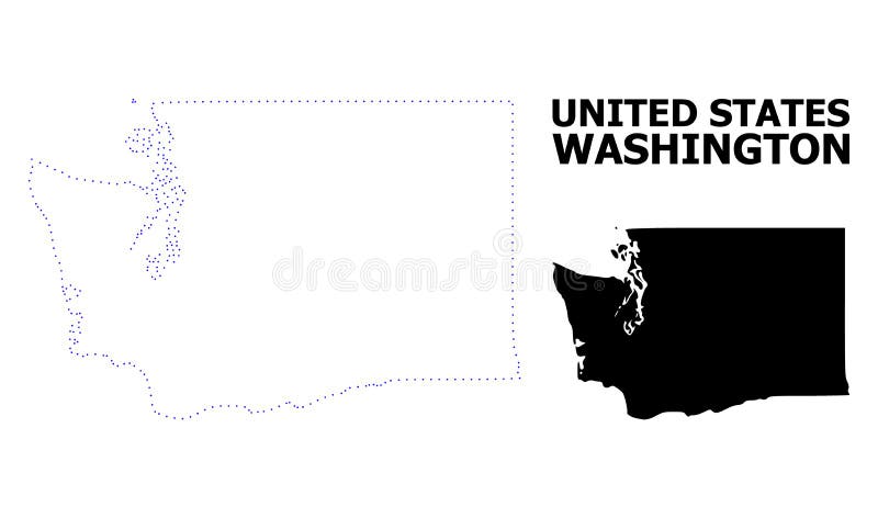 Simple Blank Map Of Washington State Washington Outline