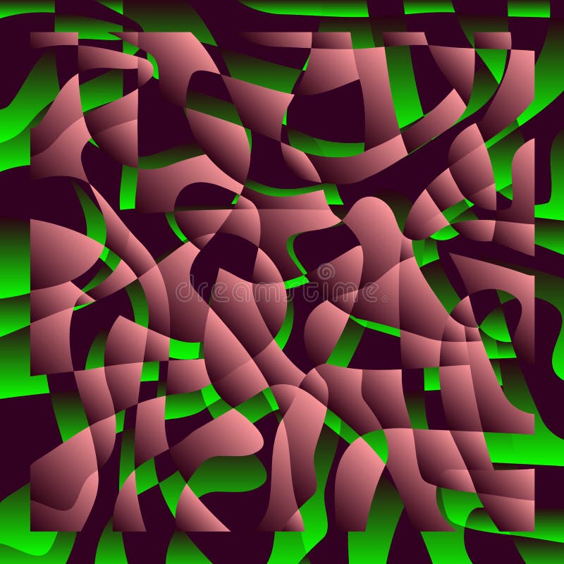 Vector Contrasting Background of Models of Different Shapes. Stock ...