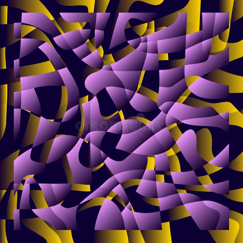 Vector Contrasting Background of Models of Different Shapes. Stock ...