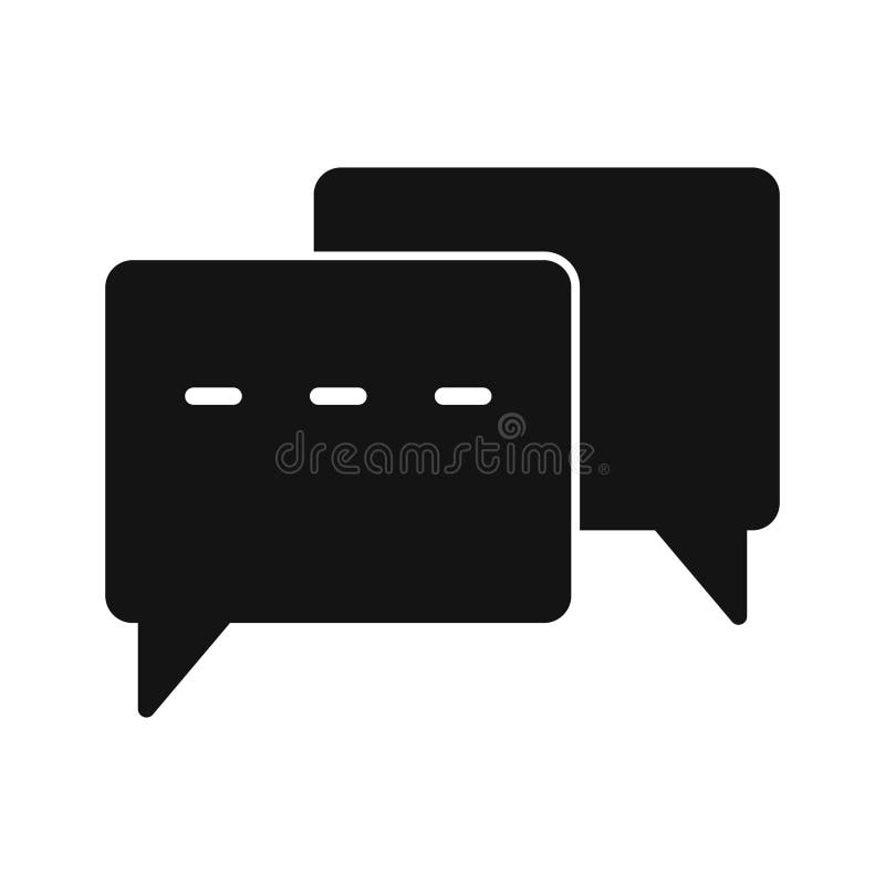 Vector Conversation Icon for Personal and Commercial Use. Stock ...