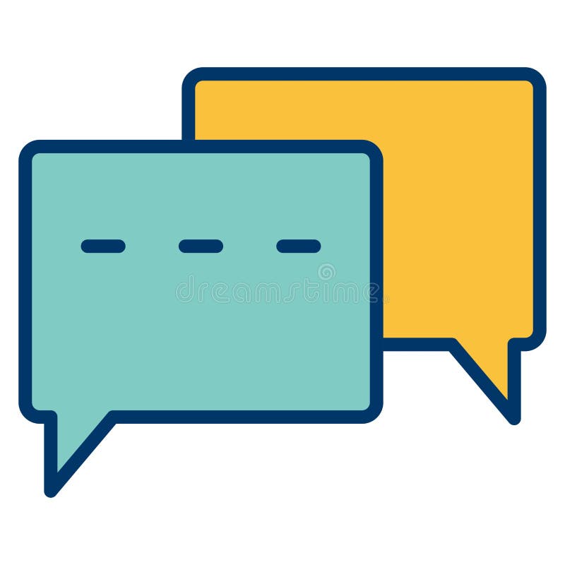 Vector Conversation Icon for Personal and Commercial Use. Stock ...