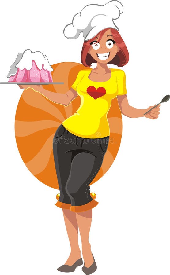 Girl Cook Stock Illustrations – 14,747 Girl Cook Stock Illustrations ...
